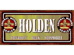 GMH Holden Dealer tin metal sign - Nostalgia Highway