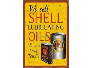 We Sell Shell tin metal sign - Nostalgia Highway