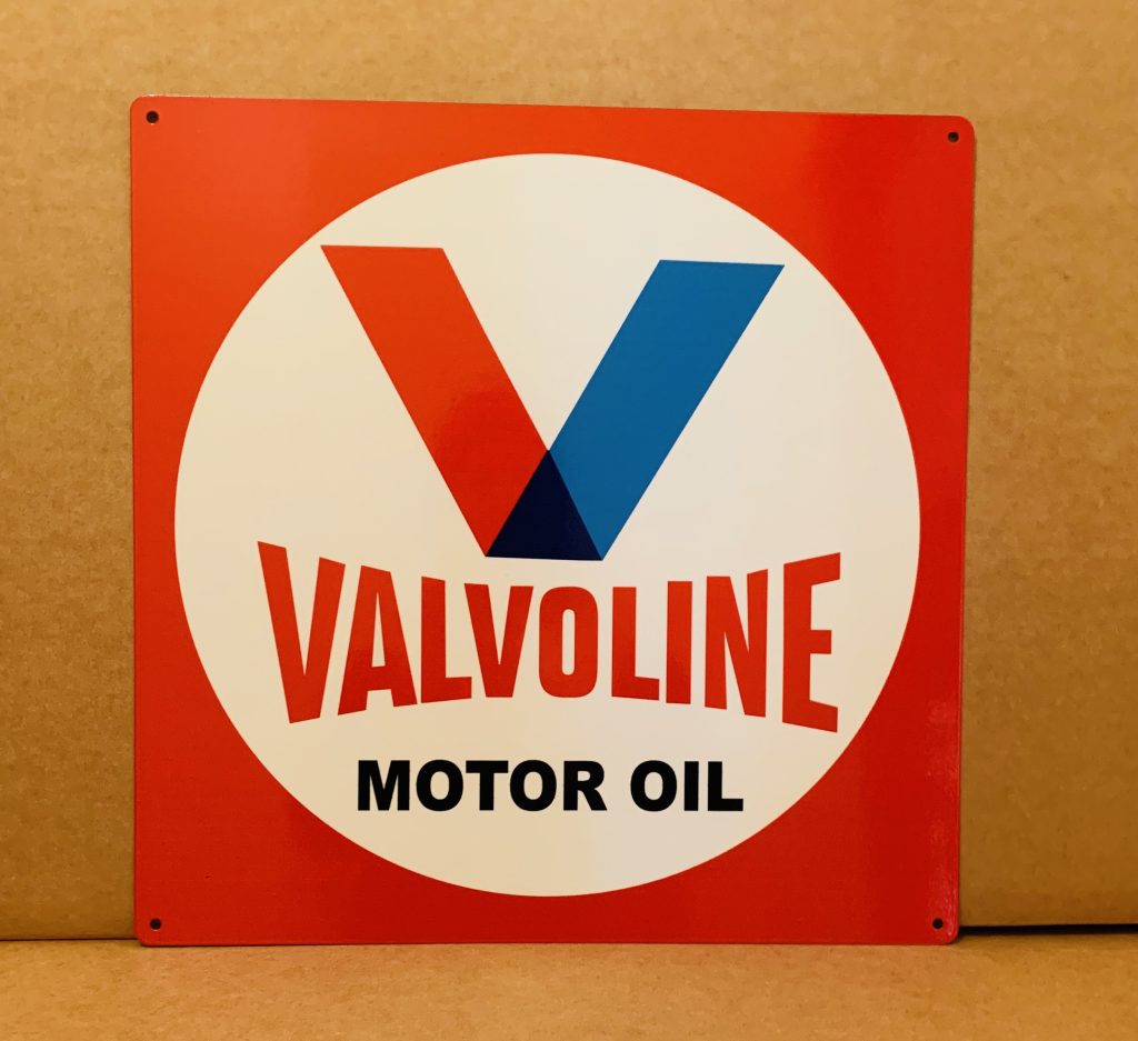 Valvoline tin metal sign - Nostalgia Highway