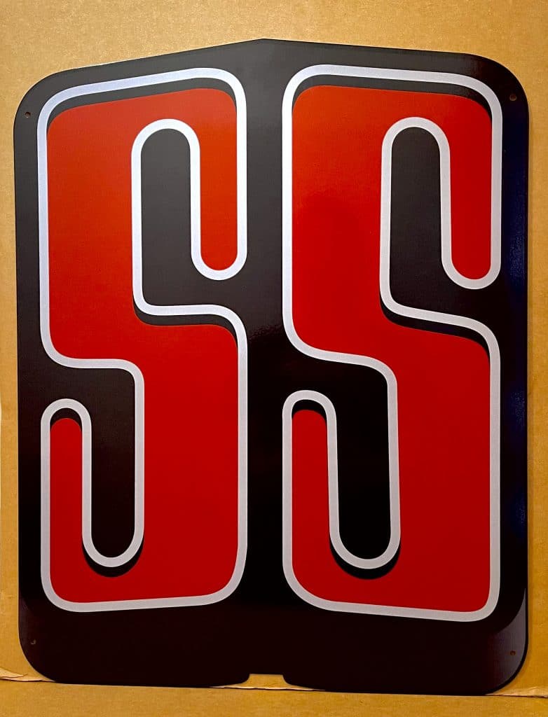 SS Badge tin metal sign - Nostalgia Highway