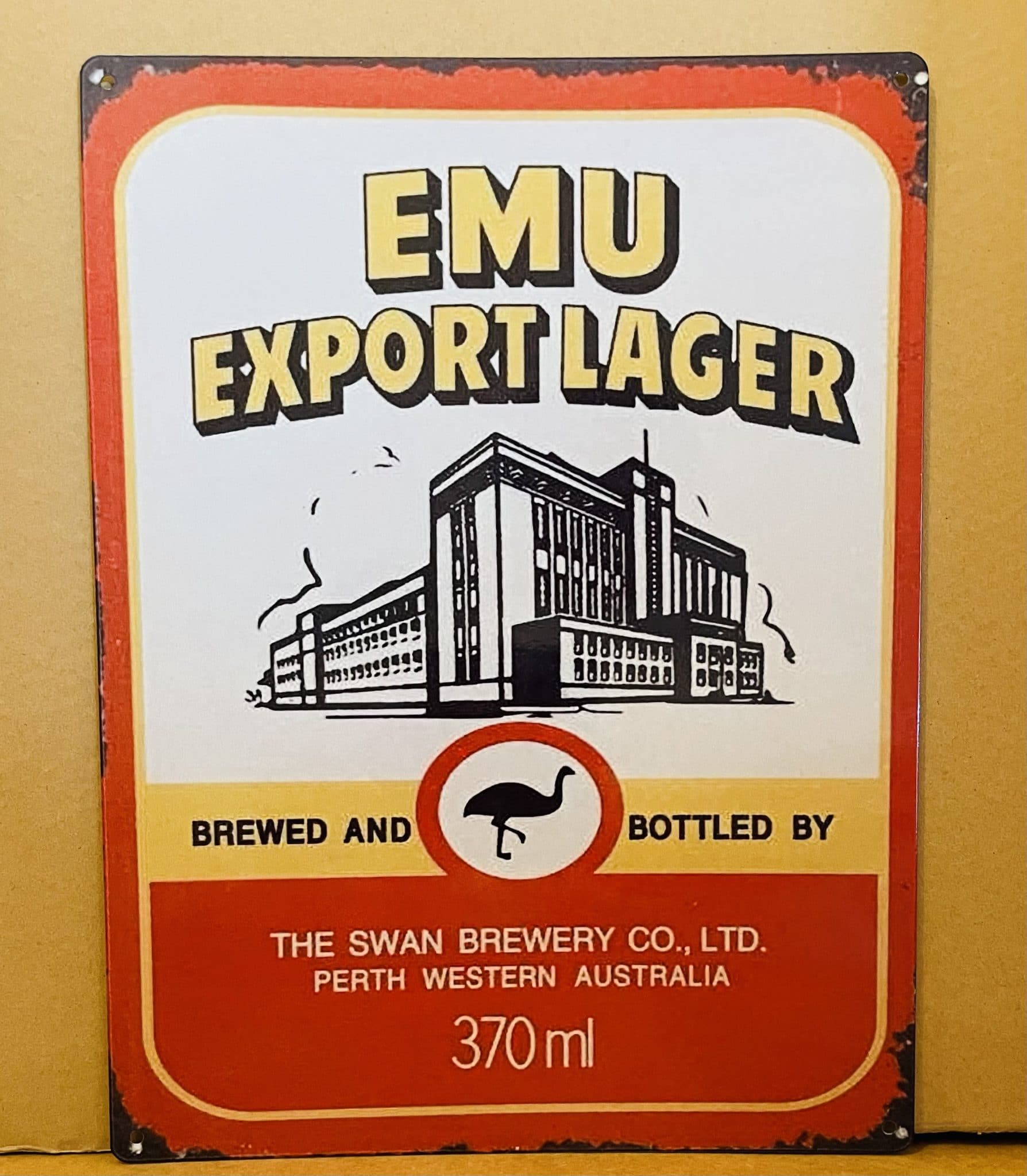Emu Export tin metal sign - Nostalgia Highway