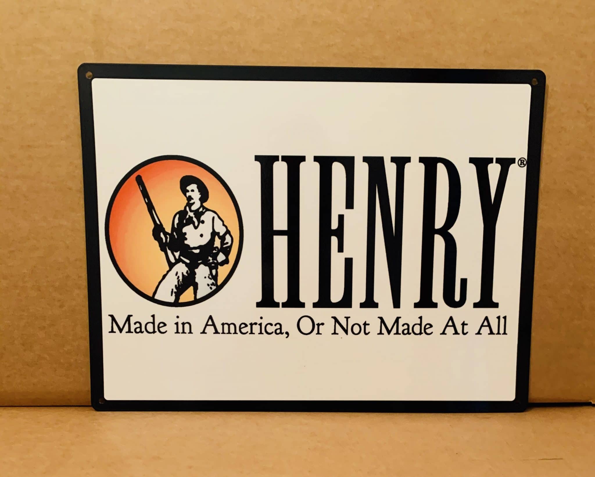 Henry Rifle tin metal sign - Nostalgia Highway