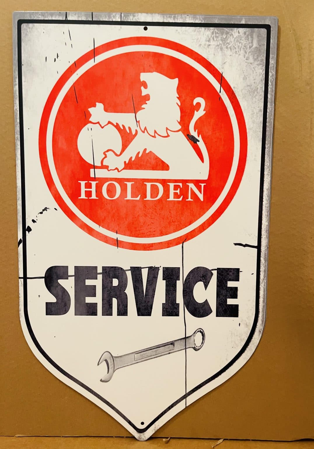 Holden Service Diecut tin metal sign - Nostalgia Highway
