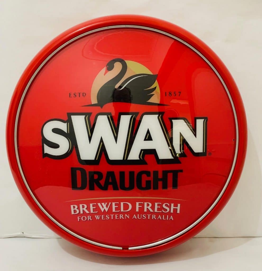 Plastic wall mount Swan Draught - Nostalgia Highway
