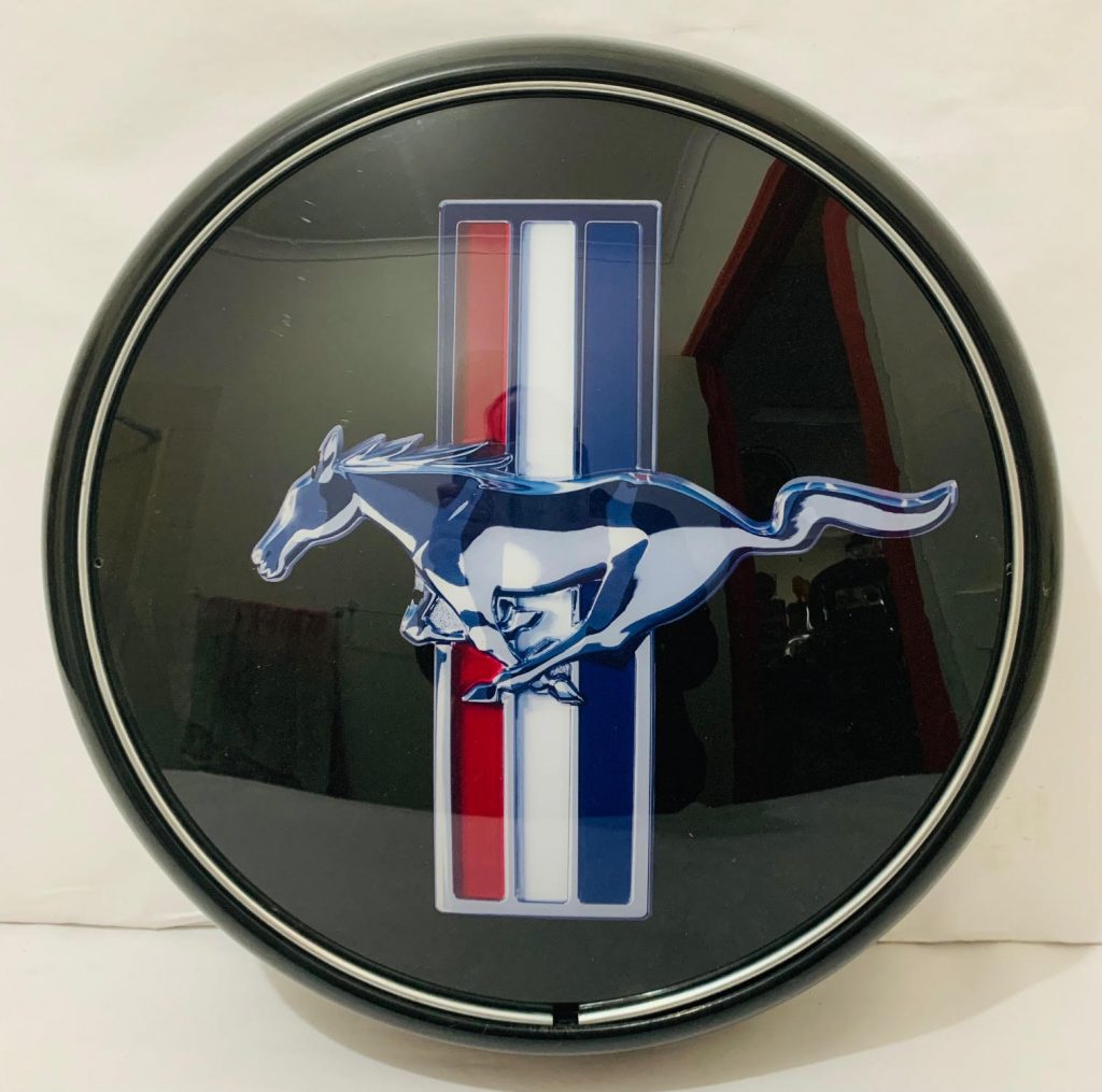 Plastic Wall Mount Ford Mustang Emblem - Nostalgia Highway