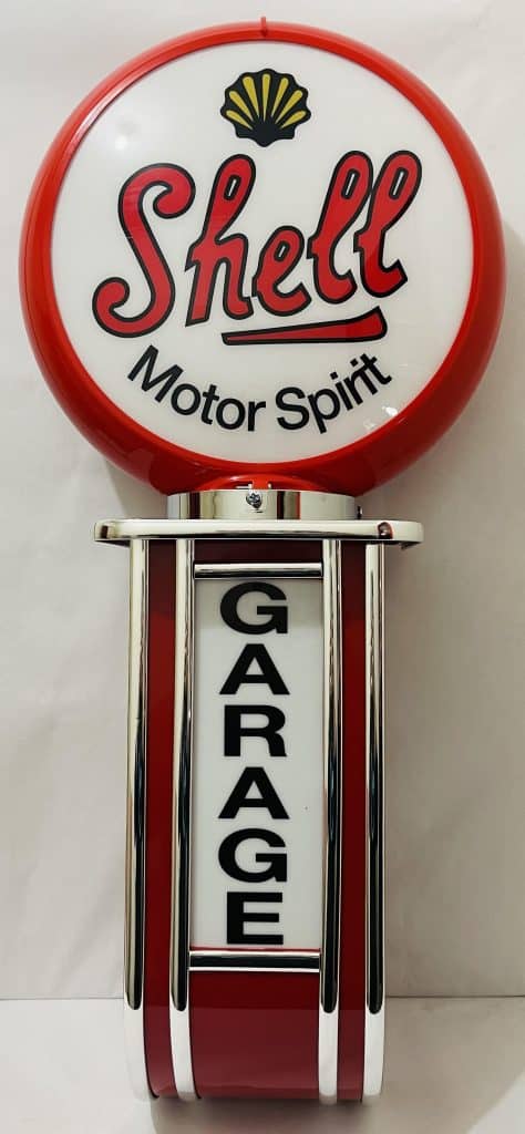 Garage sign Vintage Retro Shell Motor Spirit - Nostalgia Highway
