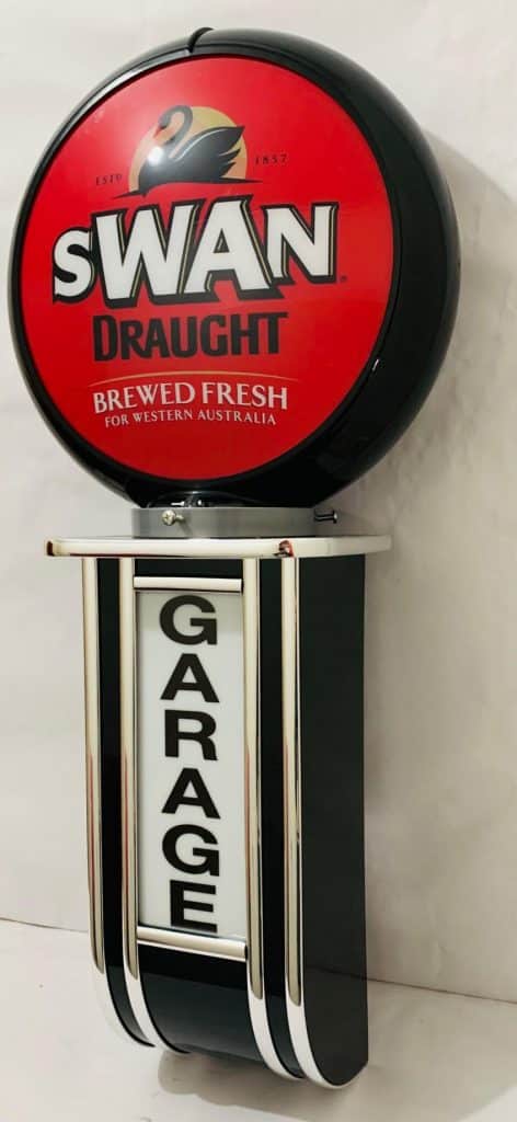 Garage sign Vintage Retro Swan Draught - Nostalgia Highway
