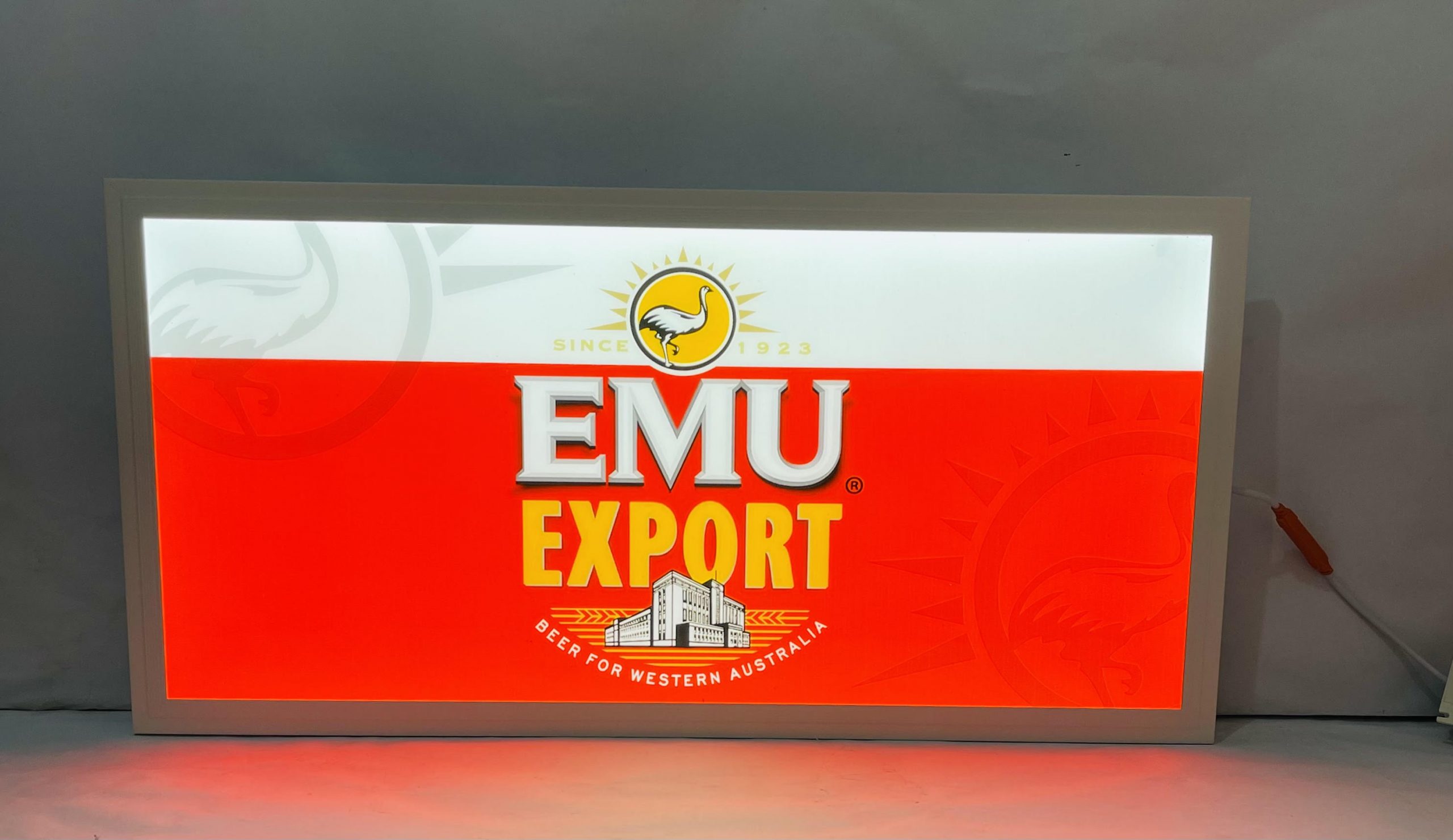 Light Box Vintage Retro Led Emu Export - Nostalgia Highway