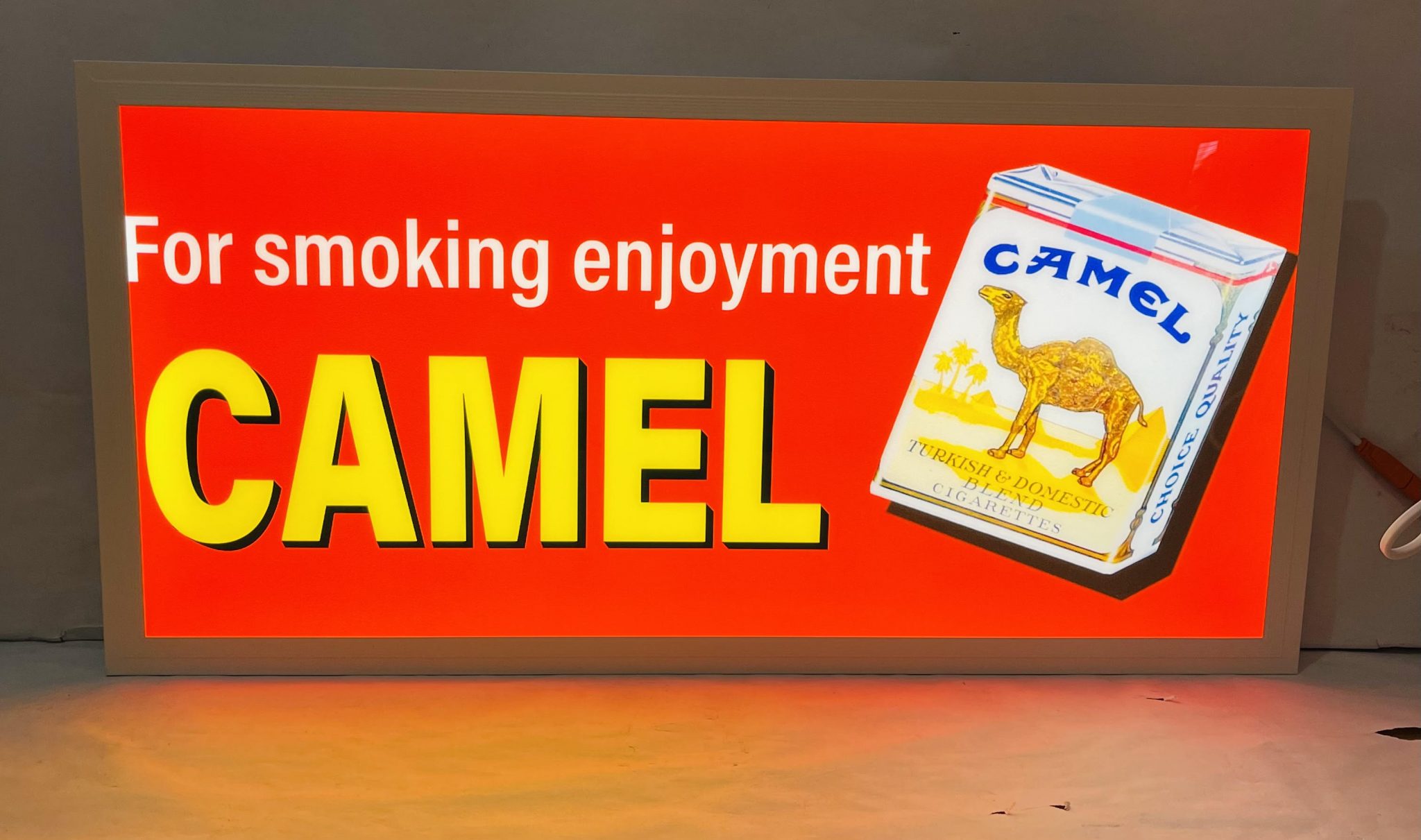 Light Box Vintage Retro Led Camel - Nostalgia Highway
