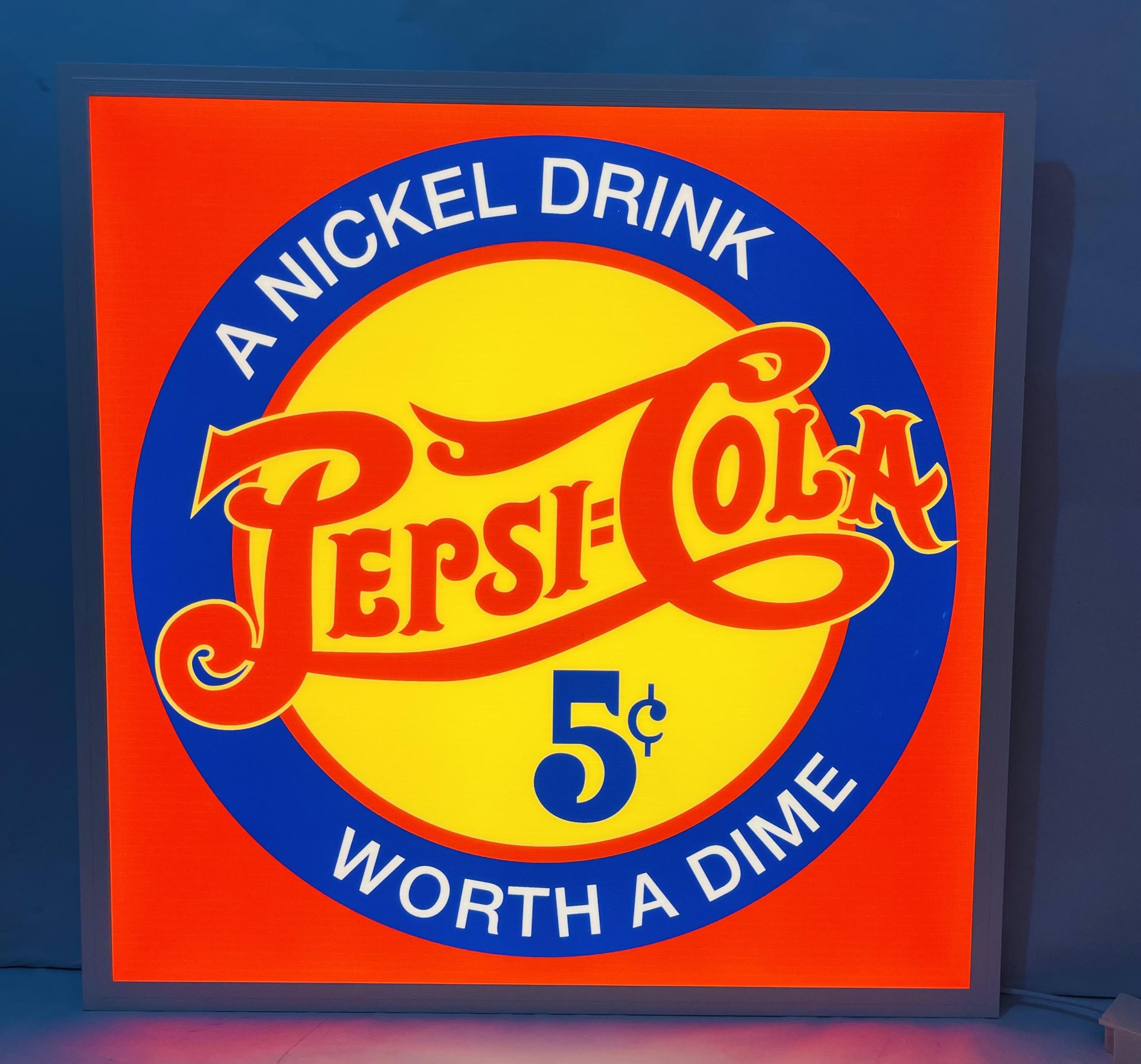 Light Box Vintage Retro Led Pepsi Cola - Nostalgia Highway