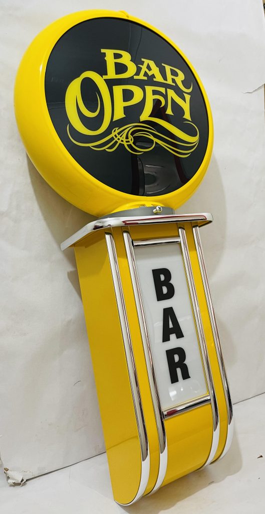 Garage sign Vintage Retro Bar Open - Nostalgia Highway