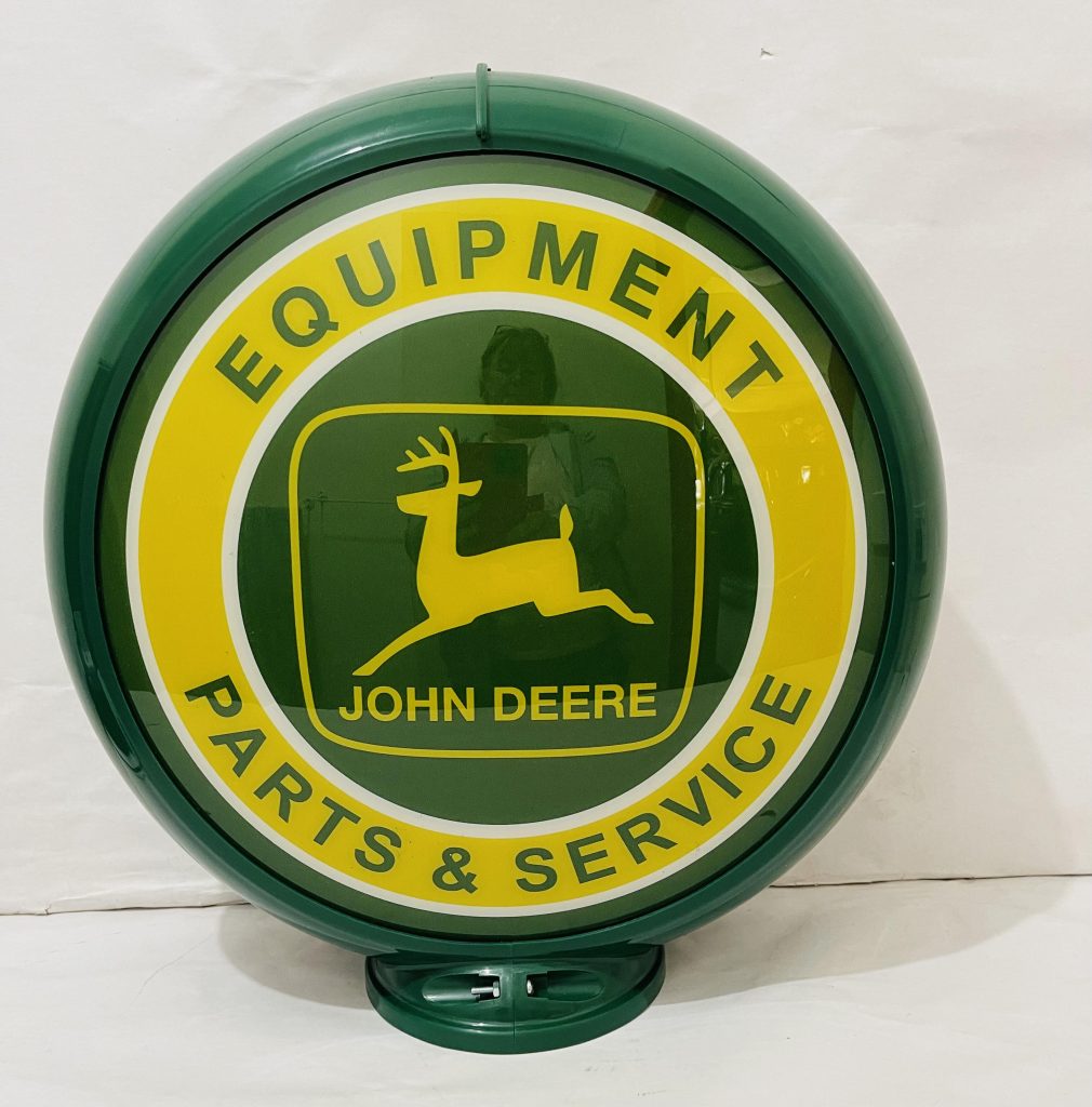 Petrol Bowser Globe Retro Vintage John Deere Parts & Service ...
