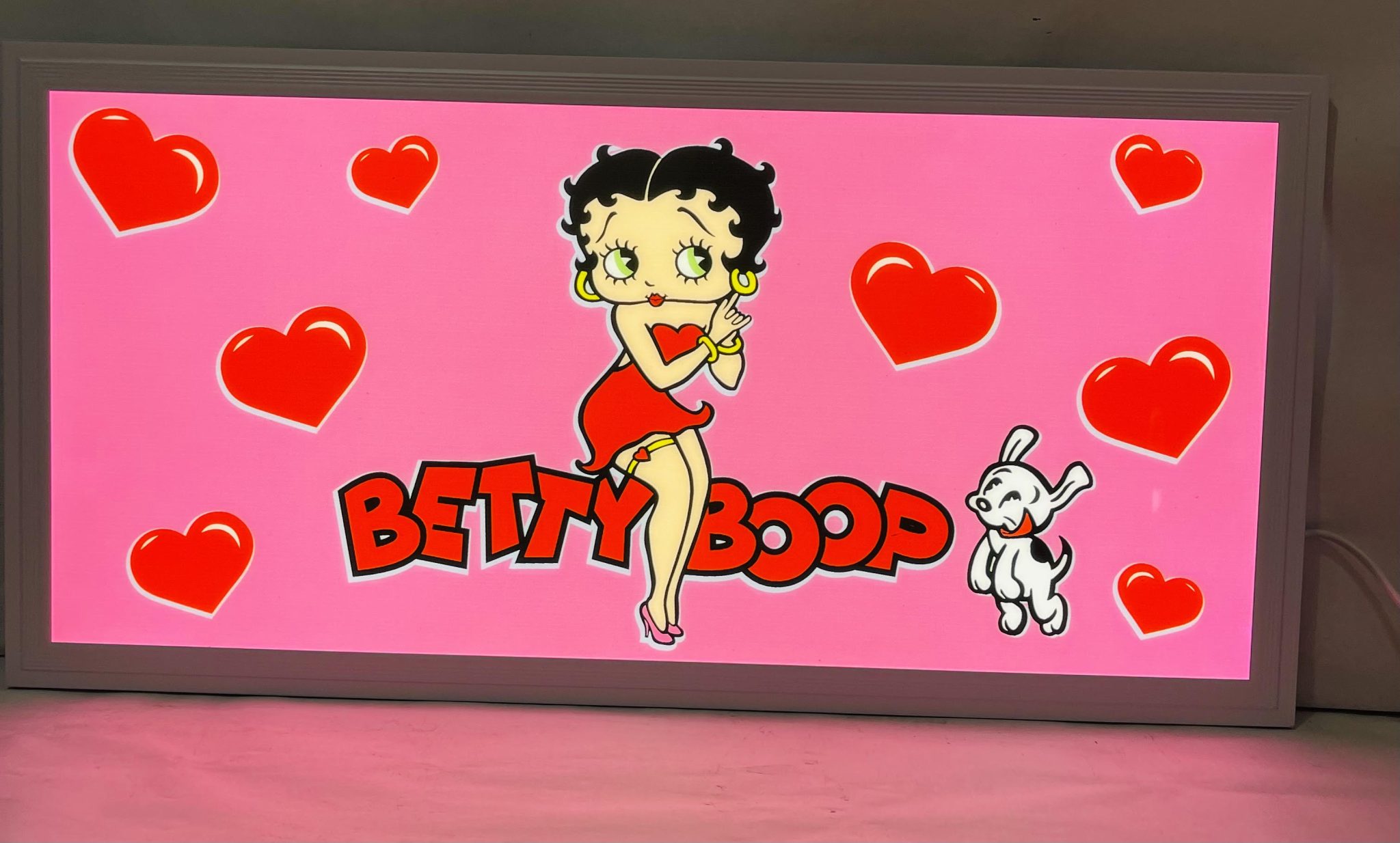 Light Box Vintage Retro Led Betty Boop - Nostalgia Highway