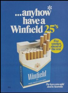 Winfield Anyhow tin metal sign - Nostalgia Highway