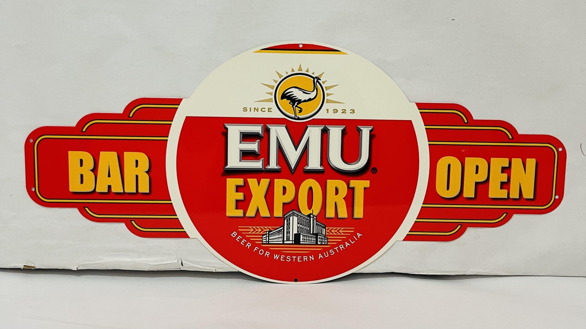 Emu Export Service station tin metal sign - Nostalgia Highway