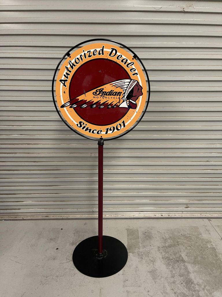 Indian Lollypop Stand tin metal sign - Nostalgia Highway