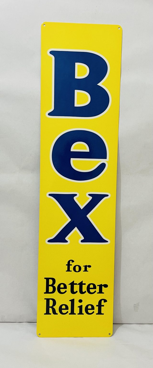 Bex Powders metal tin sign - Nostalgia Highway