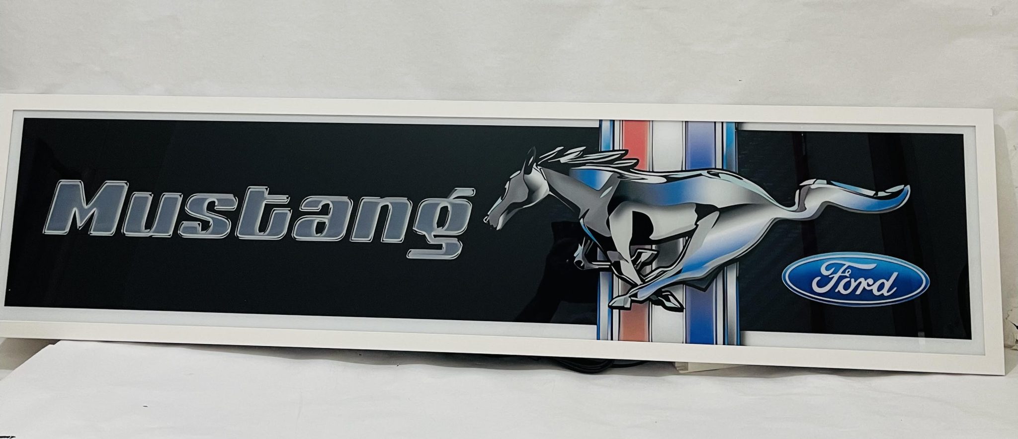 Light Box Vintage Retro Led Mustang - Nostalgia Highway