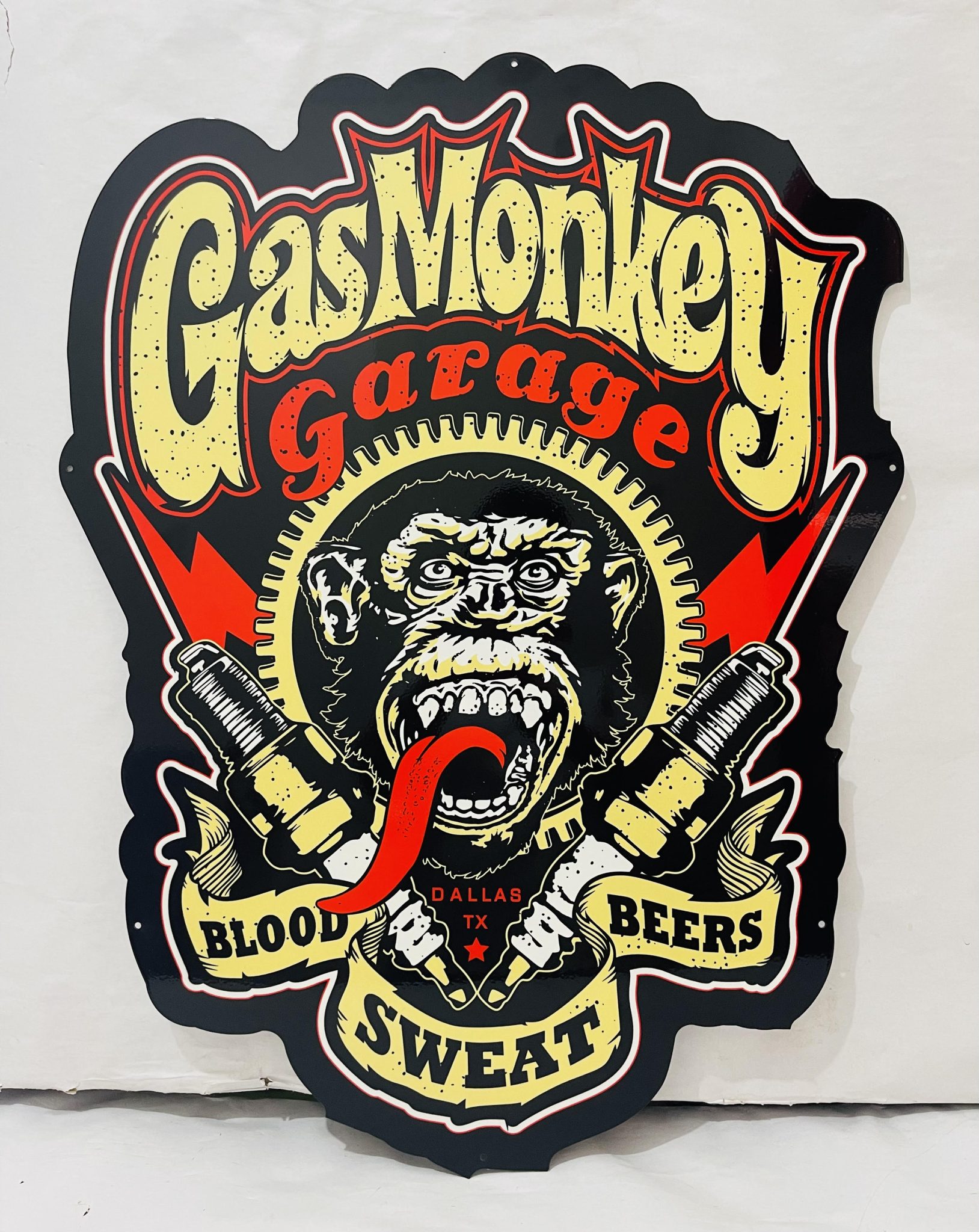 Gas Monkey Garage tin metal sign - Nostalgia Highway