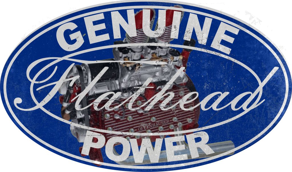 Genuine Flathead Power tin metal sign - Nostalgia Highway